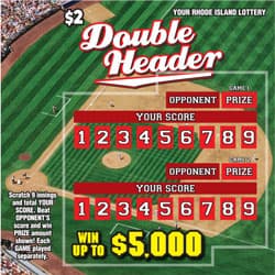 DOUBLE HEADER (#1438) - Rhode Island Scratch-Off | ScratchOdds